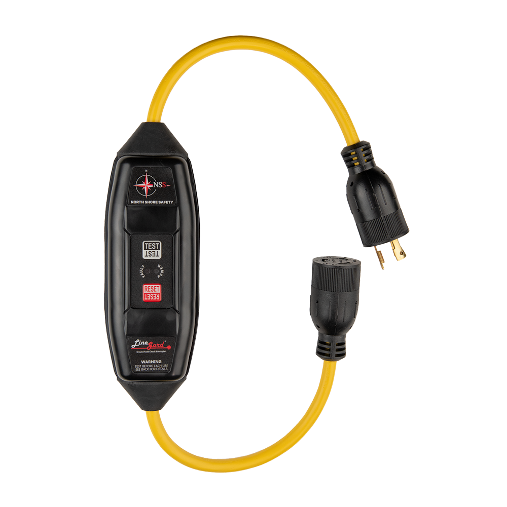 20 Amp, 240 Volt, Maual Reset, 2' Molded L6-20 plug and connector PGFI ...