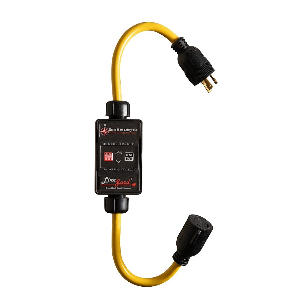 30 Amp, 240 Volt, Manual Reset, 2' Molded L6-30 Plug and Connector PGFI ...